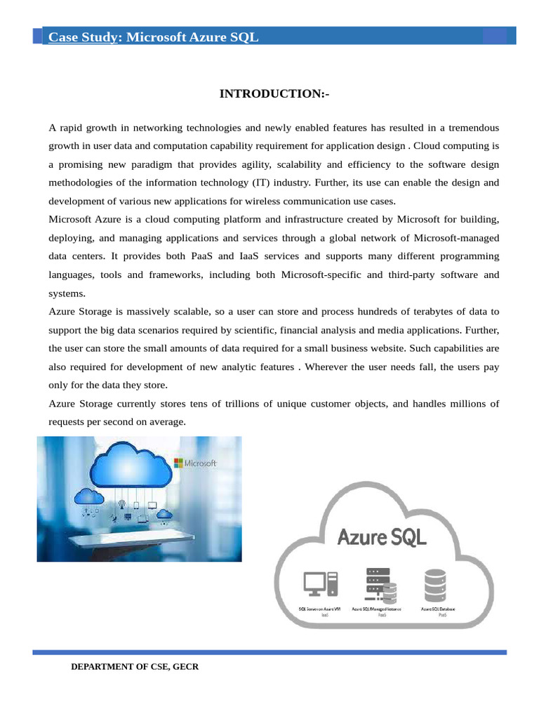 Case Study Report by Chandu | PDF