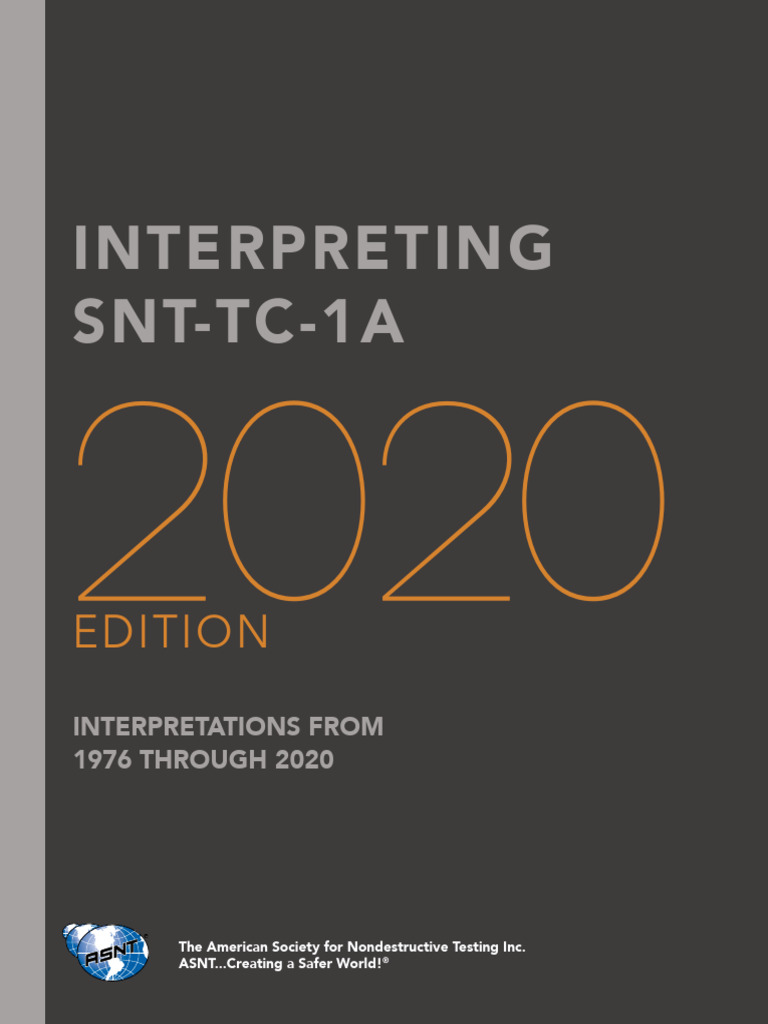 .Archivetemp8. Interpreting SNT-TC-1A (2020 Edition) | PDF