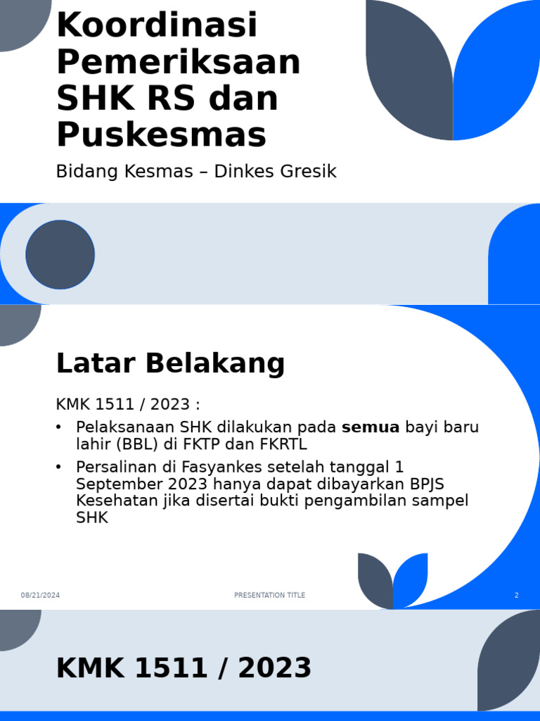 Prosedur Permintaan Kertas Saring Untuk Pemeriksaan SHK | PDF