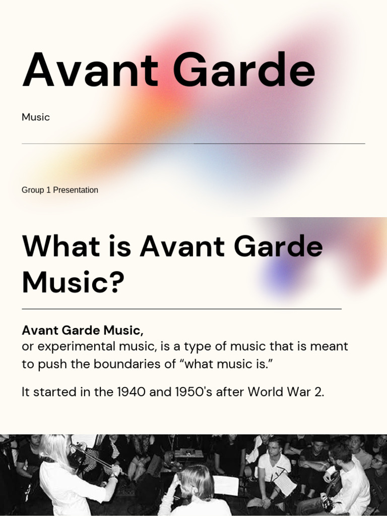 Group 1 (10 Noriel) Avant Garde | PDF