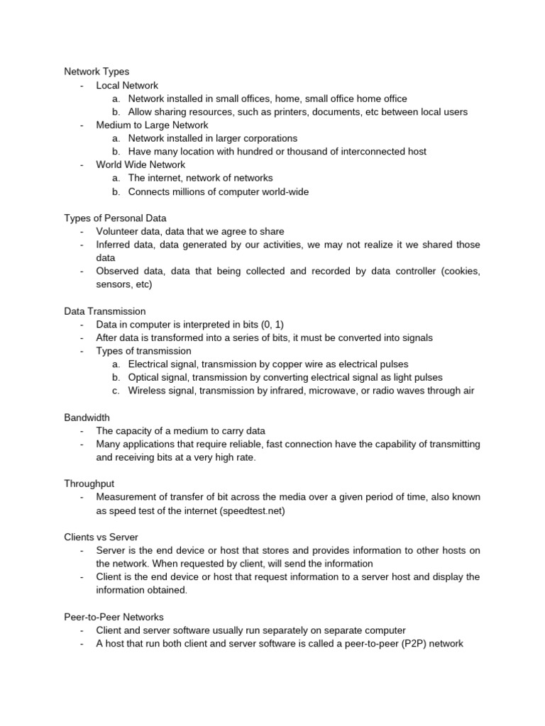 Networking Basics | PDF