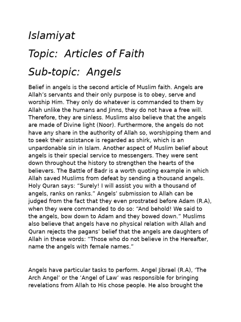 Angels | PDF
