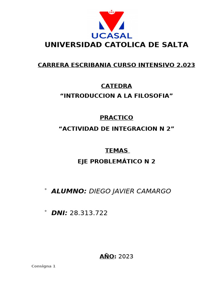 Actividad Integ. #2 | PDF