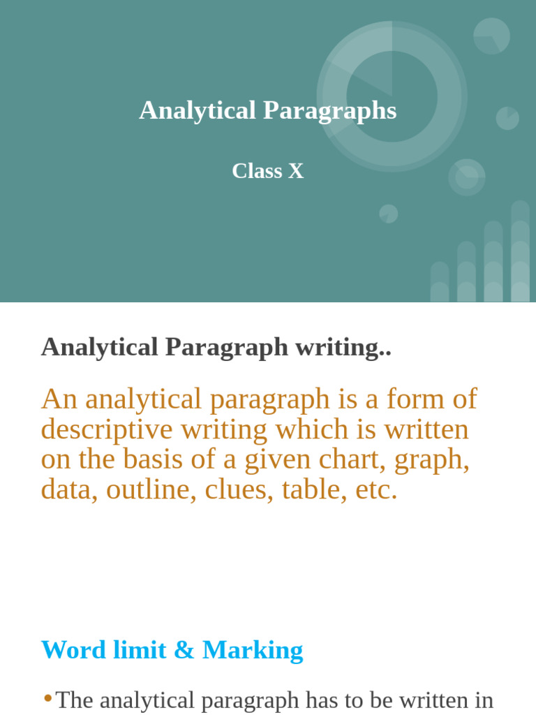 Analytical Paragraph - X | PDF | Data | Social Science