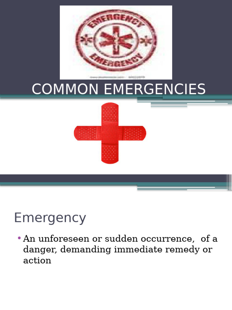 5 Common Emergencies | PDF