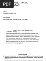 SOP Penanganan LHP Dan Penyelesaian Tindak Lanjut Hasil Pemeriksaan ...