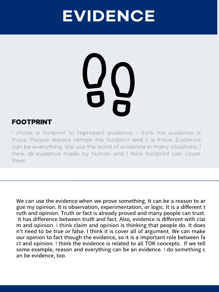 Evidence | PDF