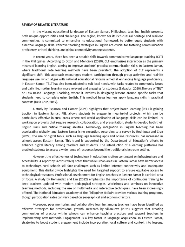 Review of Related Literature | PDF