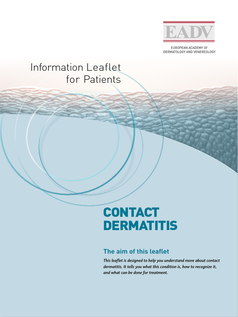 EADV Contact Derm - 1 Contact Dermatitis | PDF