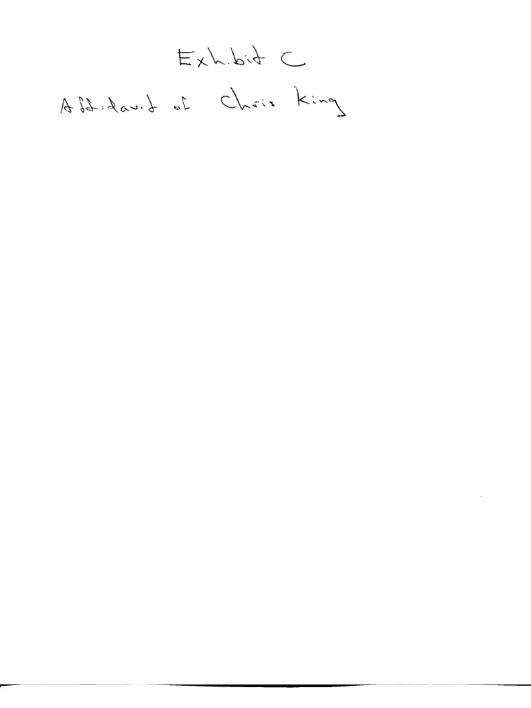 KingCast Affidavit in Liko Kenney v. Franconia, Norman Bruce McKay ...