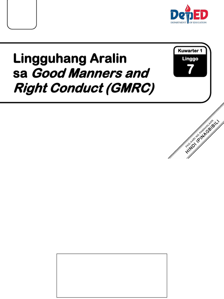 Le Gmrc 1 q1 Week 7 v.2 | PDF