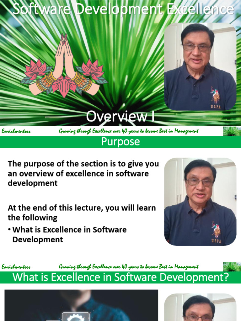 Software Development Excellence-Overview I | PDF