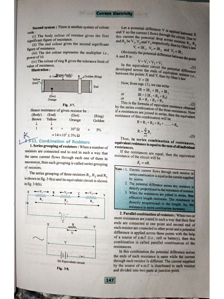 Combination of Resistors | PDF