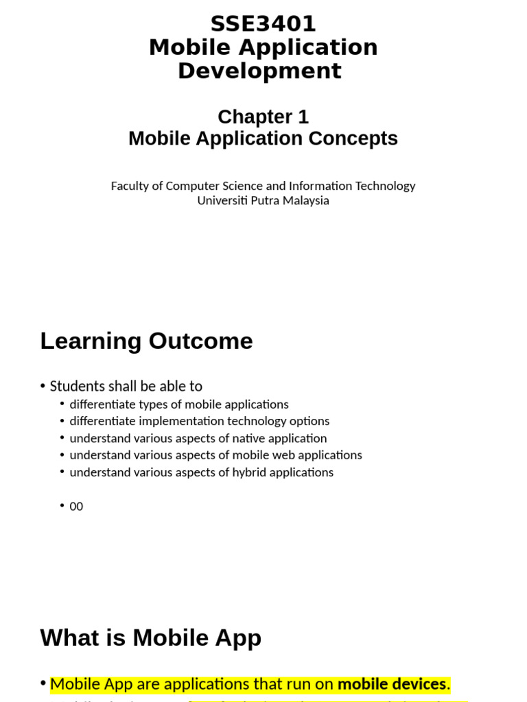 Chapter 1 Mobile Application Concepts Pdf