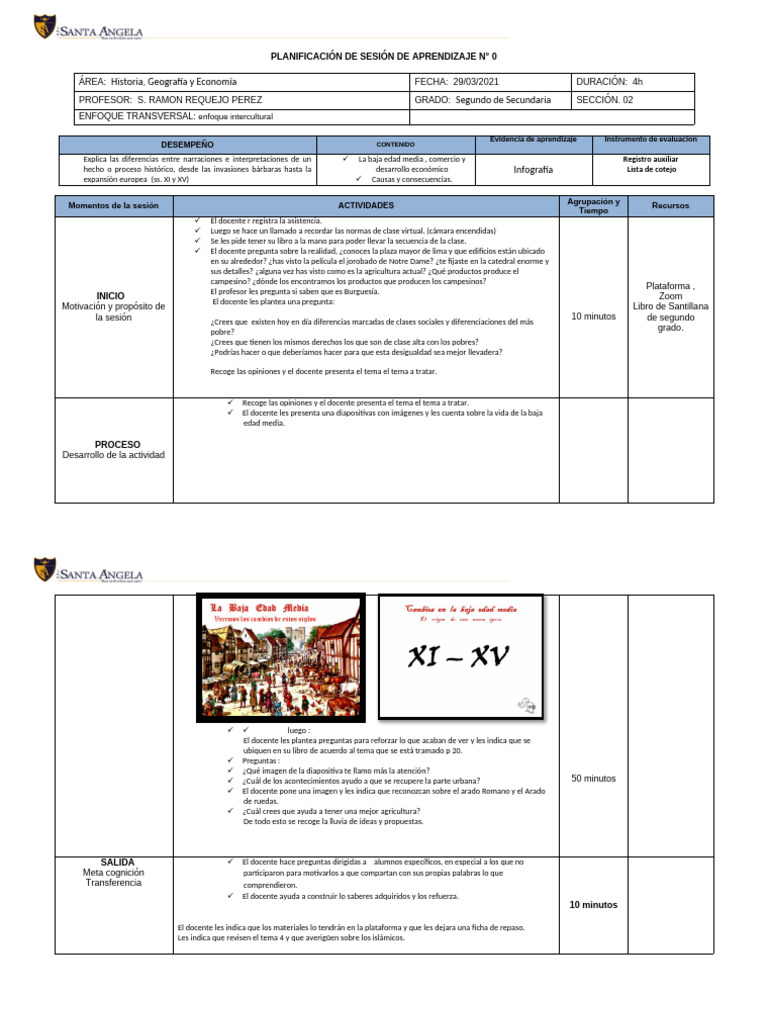 SESIÓN 2 de Ccss SEGUNDO GRADO | PDF