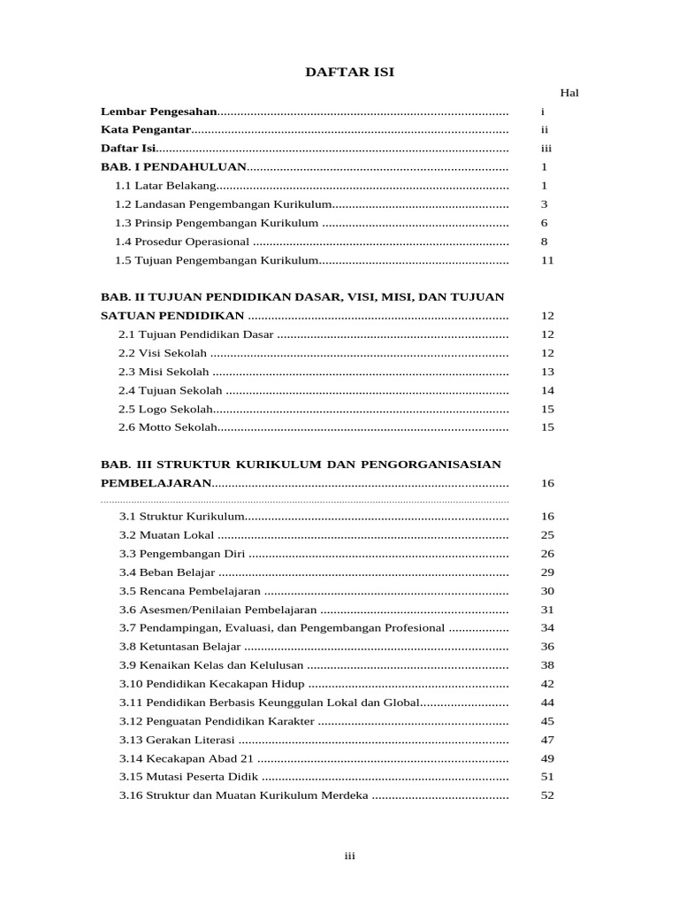 Daftar Isi | PDF