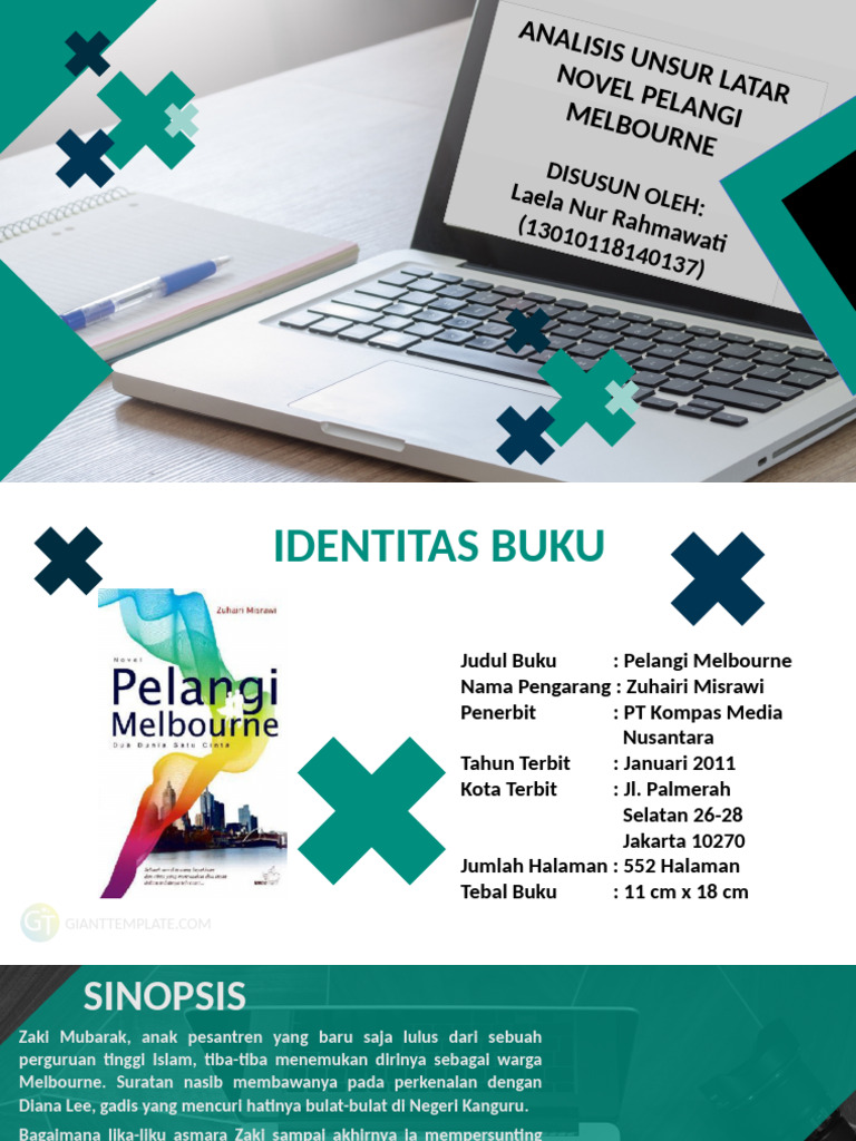 Analisis Unsur Latar Novel Pelangi Melbourne | PDF