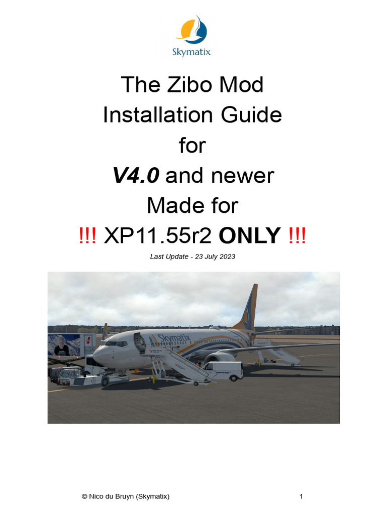 Zibo Install Guide | PDF