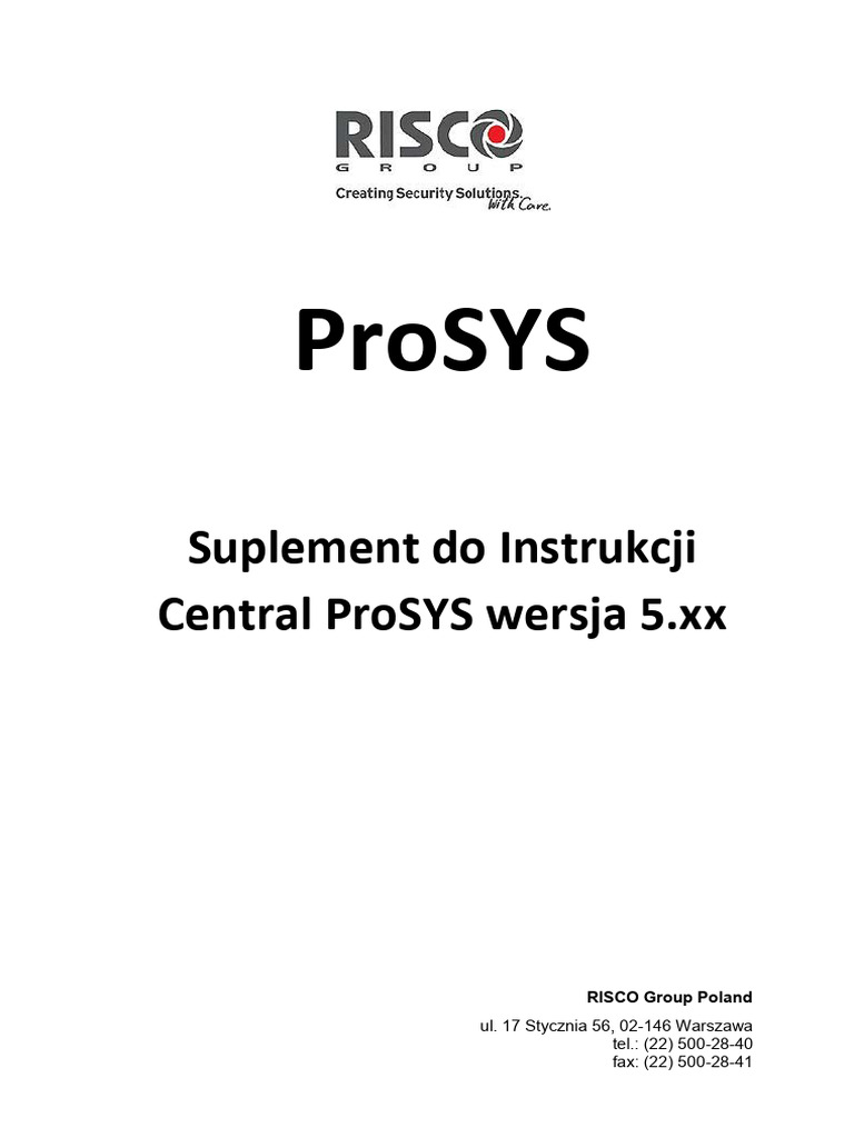 4 - ProSYS - Instalacja Suplement 5 | PDF