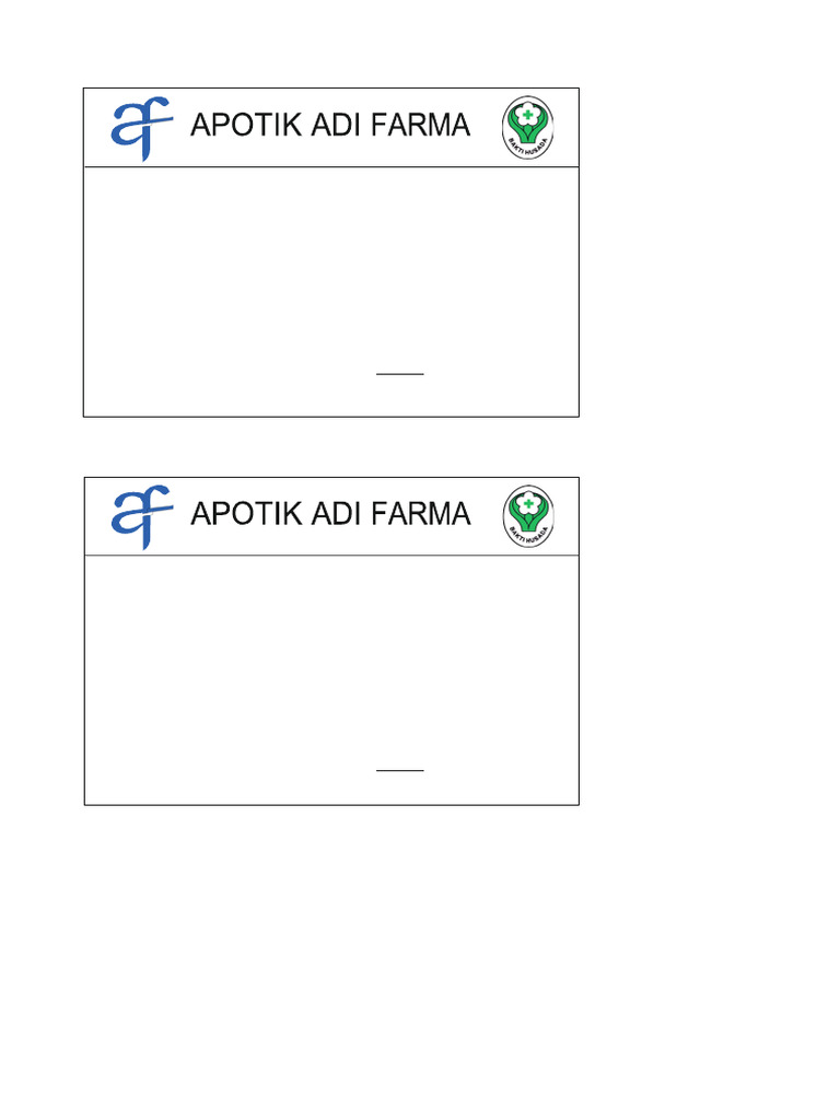 contoh SURAT Medical Checkup | PDF