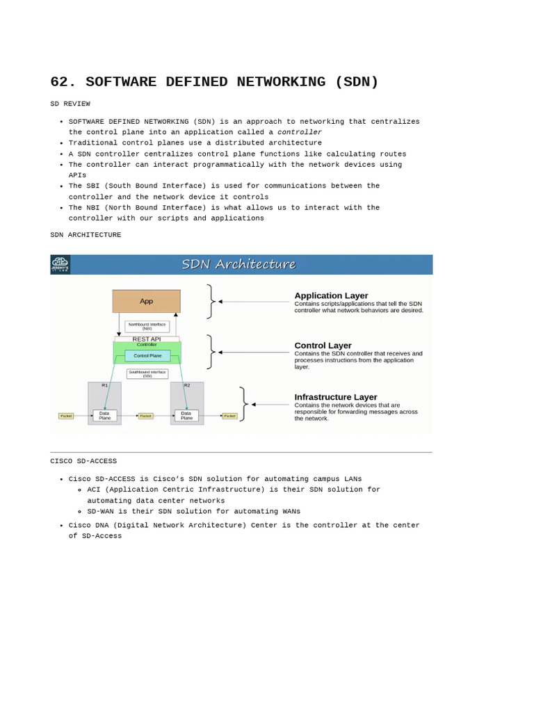 62.software Defined Networking | PDF