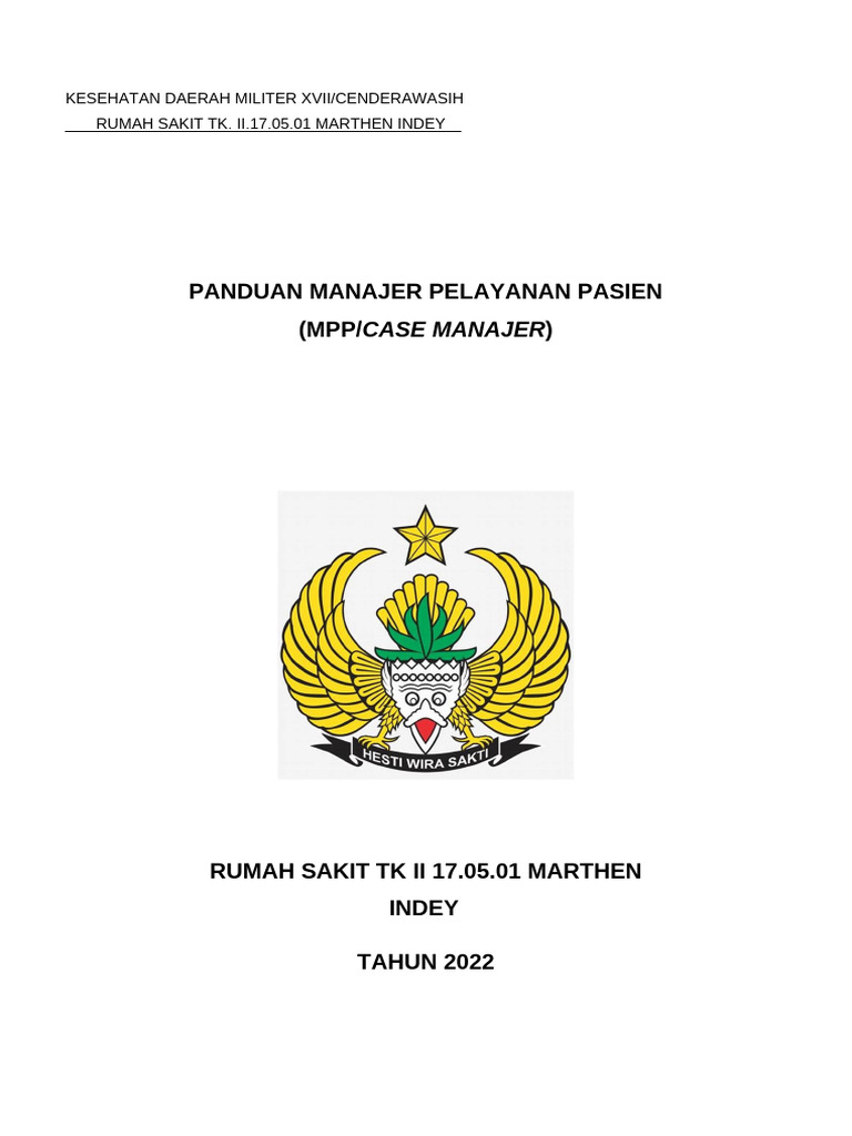 Panduan Case Manager Rsmi | PDF