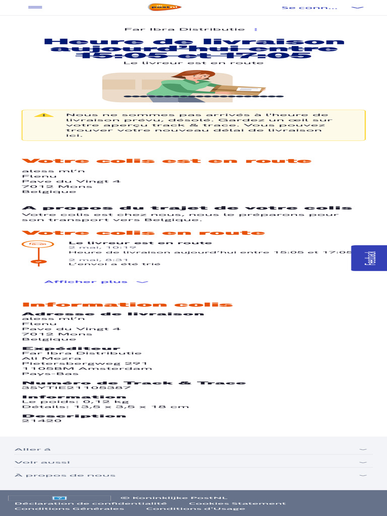 PostNL Track&Trace | PDF