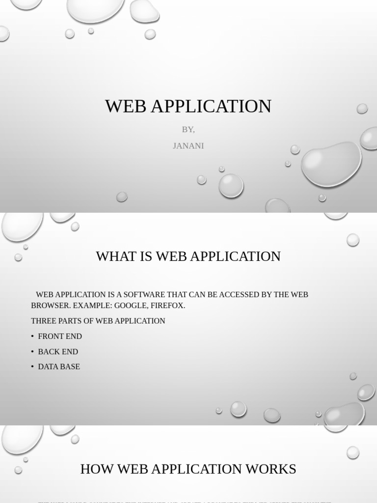 Web Application | PDF