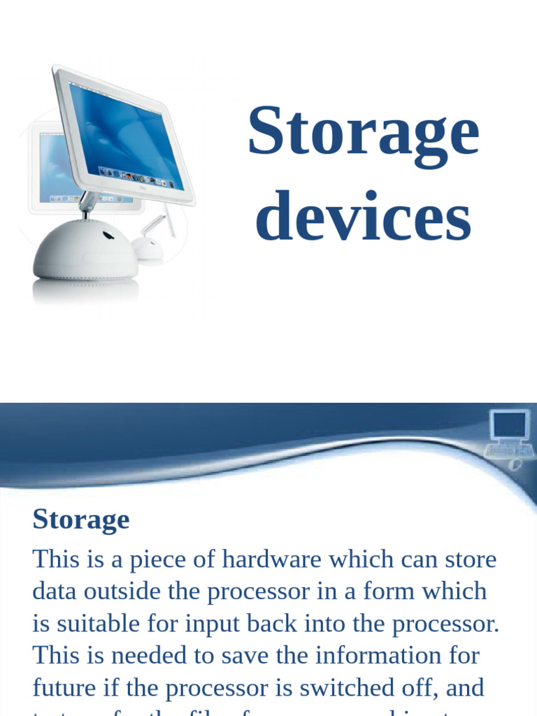 Storage Devices | PDF