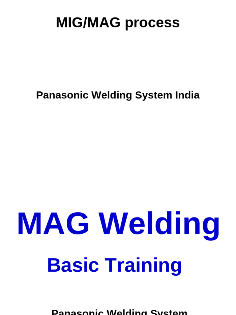 Mag Welding Basic | PDF