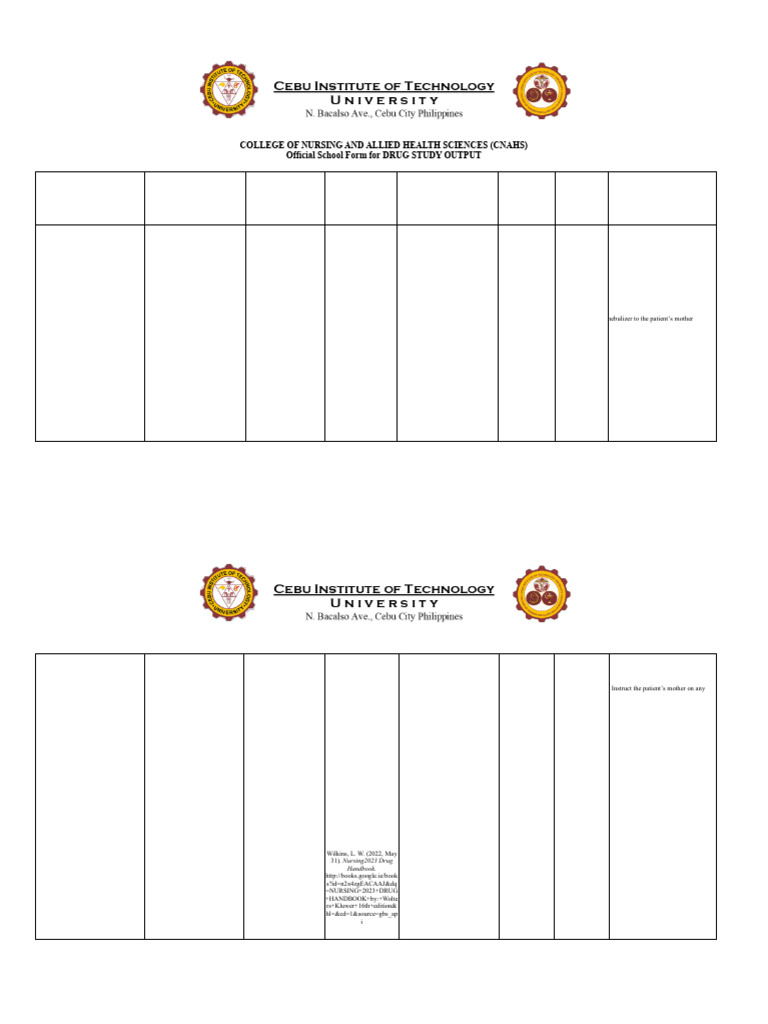 DRUG-STUDY-1 (1) | PDF
