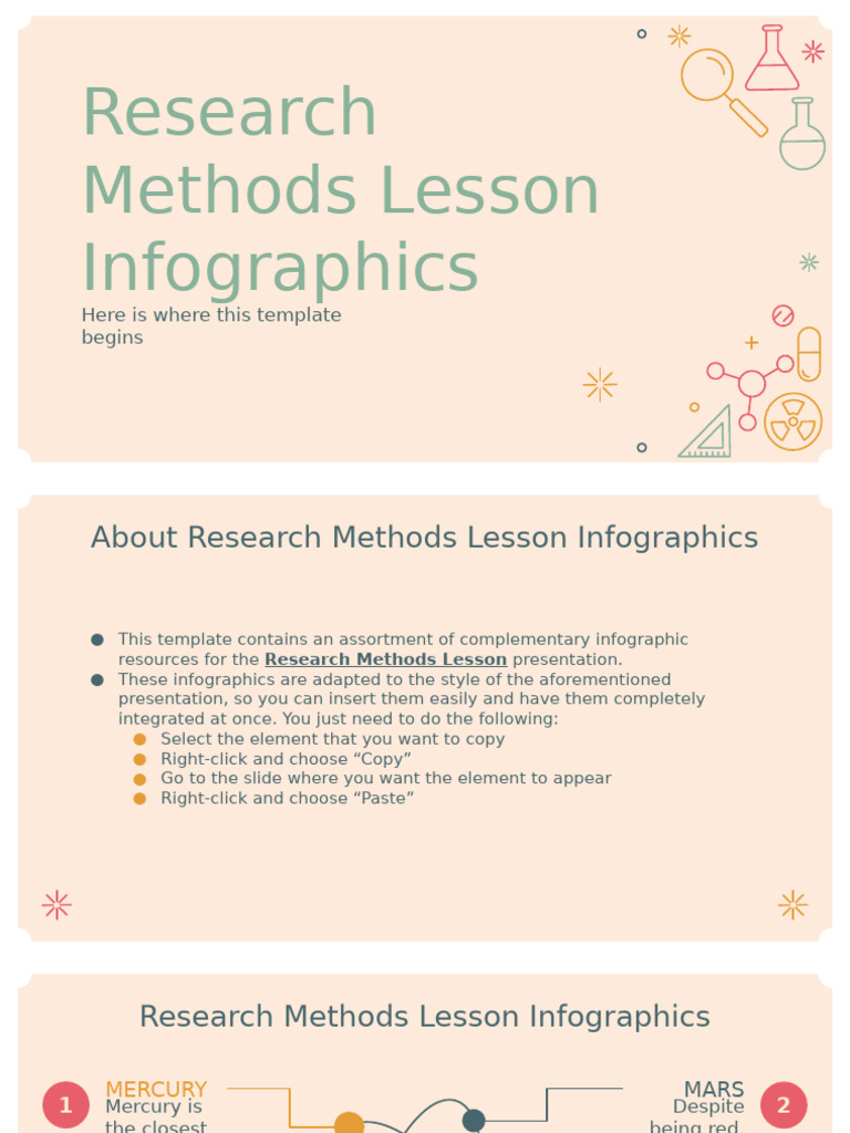 Research Methods Lesson Infographics | PDF