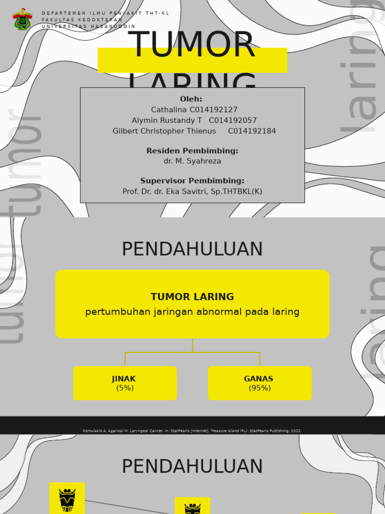 Referat - Tumor Laring | PDF