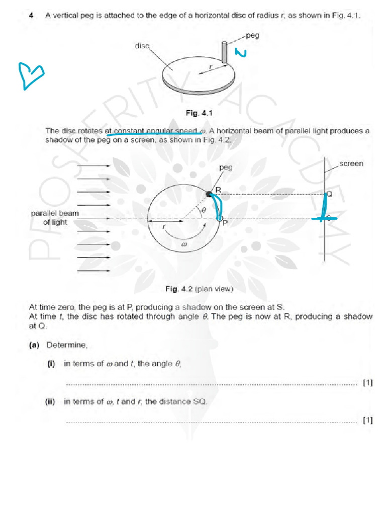 Circular Motion Worksheet | PDF