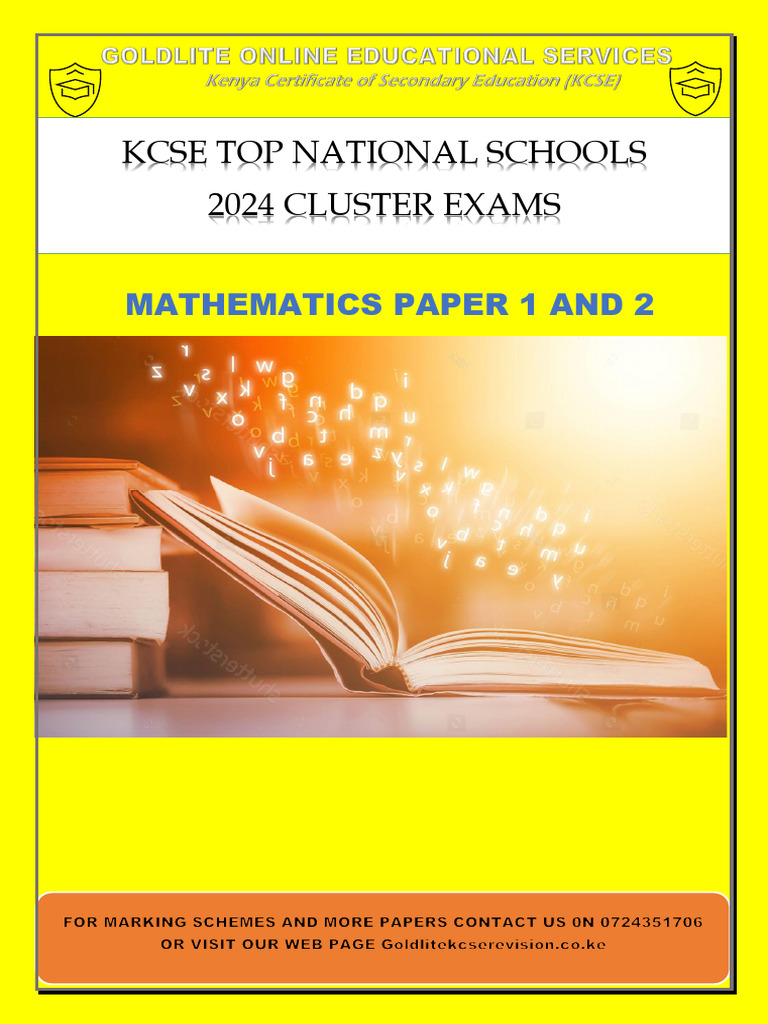 Maths Top National Schools 2024 Series | PDF