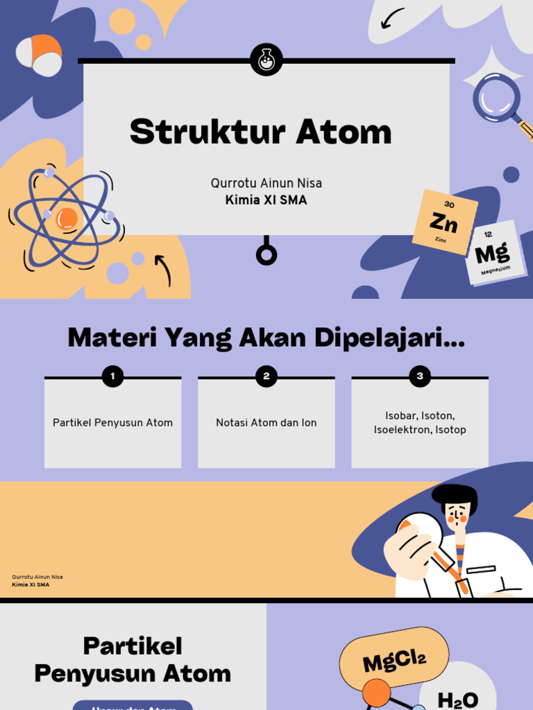 Struktur Atom Kimia XI SMA | PDF