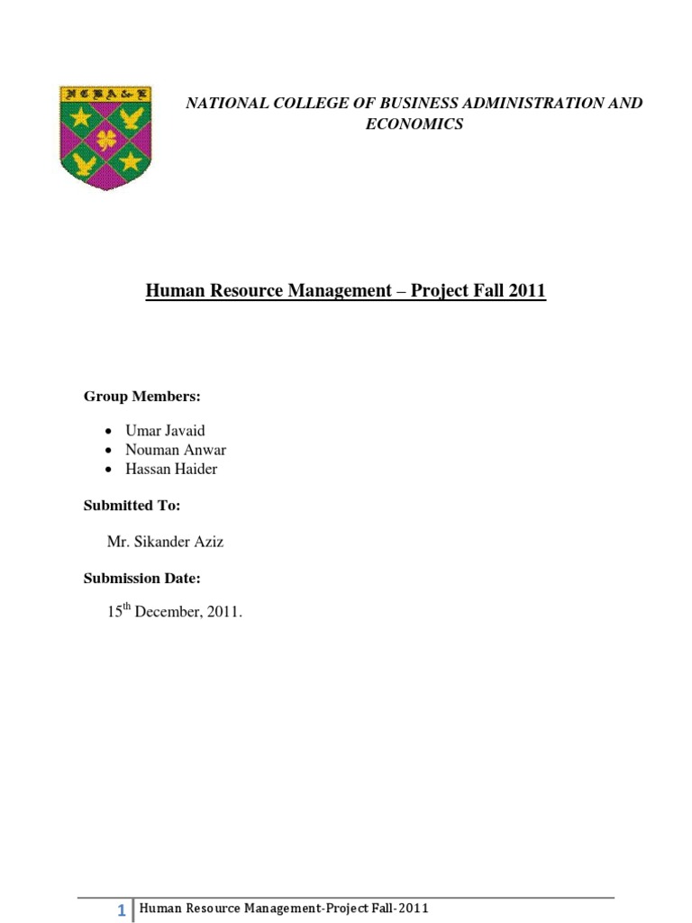 Human Resource Management - Comparison of PSO With Shell Pakistan Ltd ...