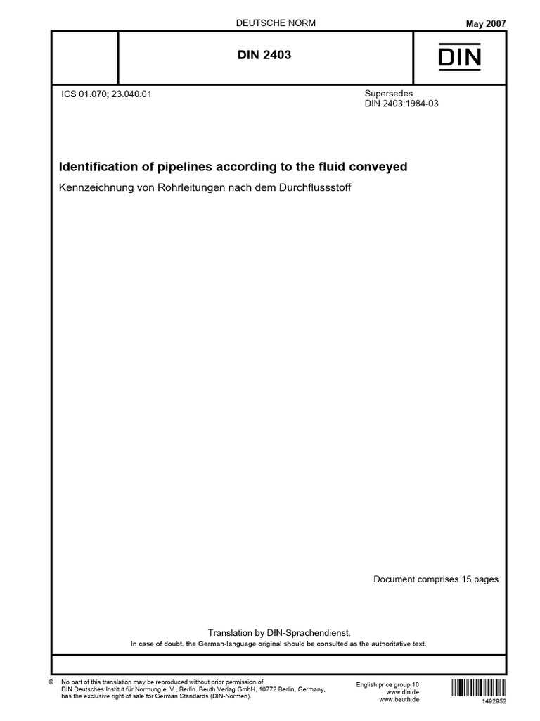 Din 2403-2007 | PDF