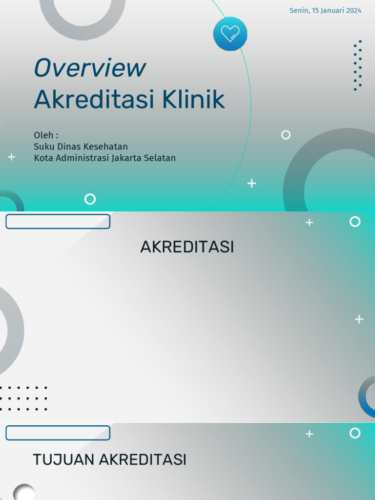 Overview Akreditasi Klinik 150124 | PDF
