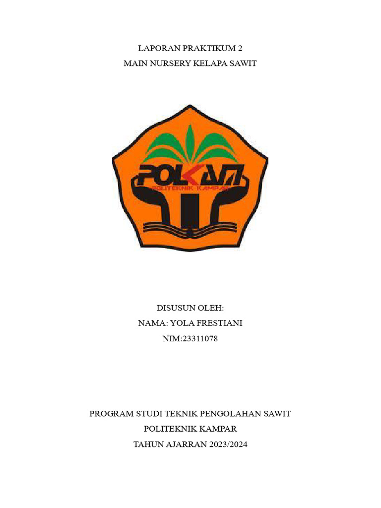 LAPORAN BS Yola Frestiani | PDF