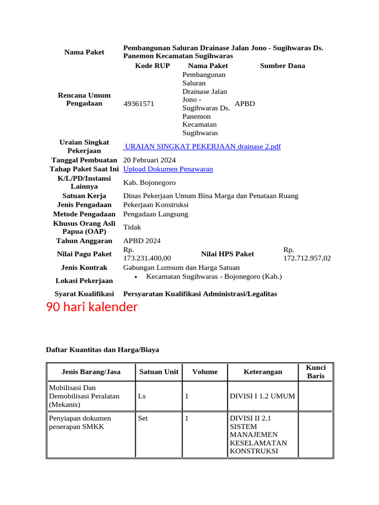 Rab Drainase 2 | PDF
