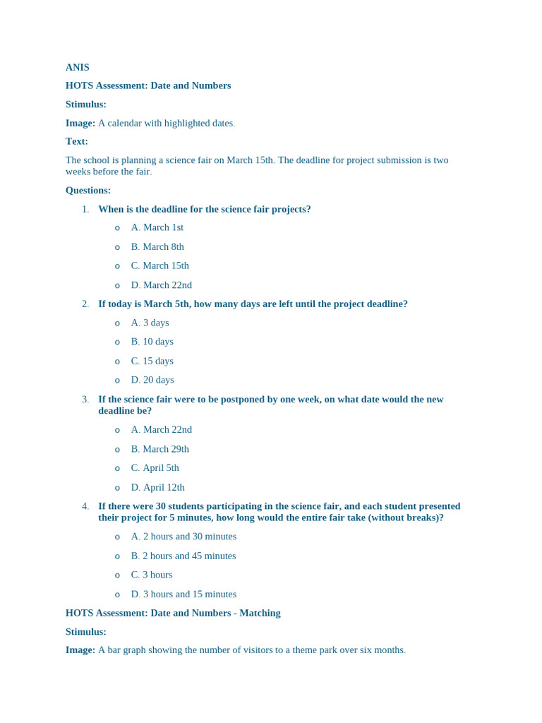 Science Fair and Visitor Data Assessment | PDF | Workweek And Weekend ...