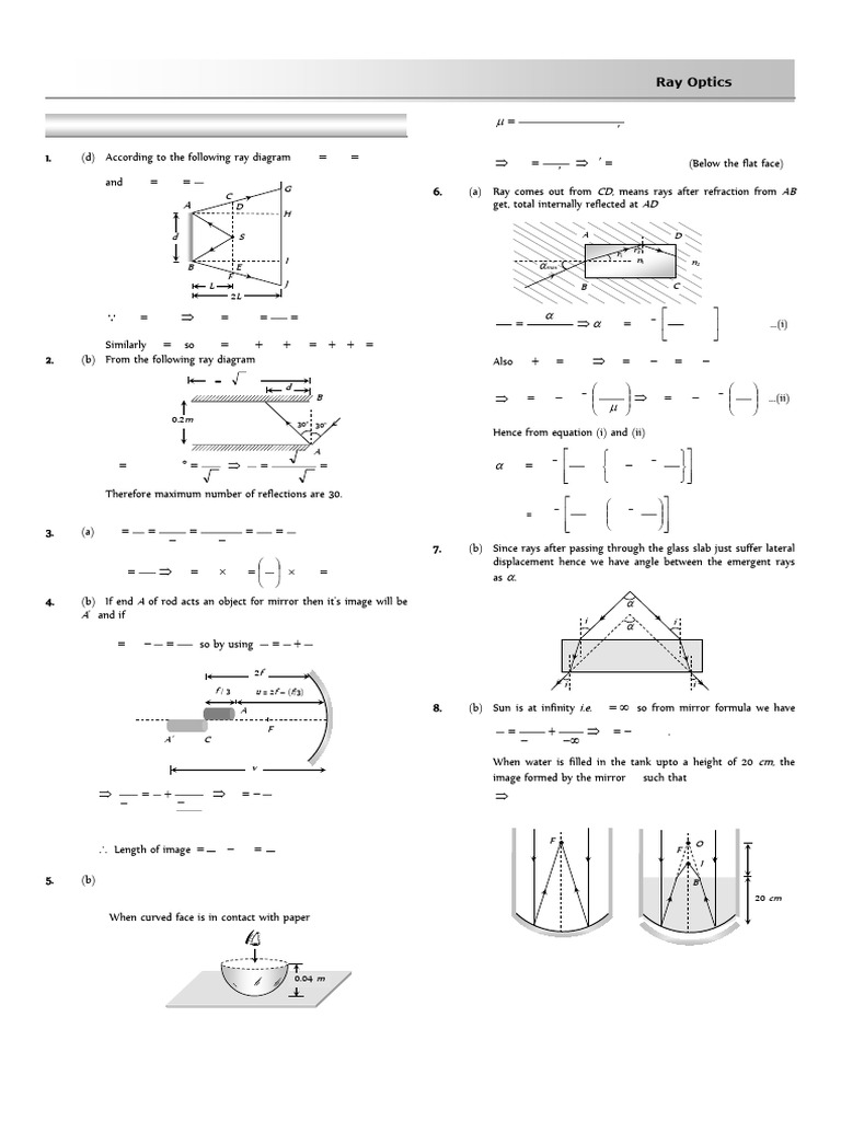 Optics Solution | PDF