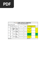 Lux Level Monitoring Check Sheet | PDF