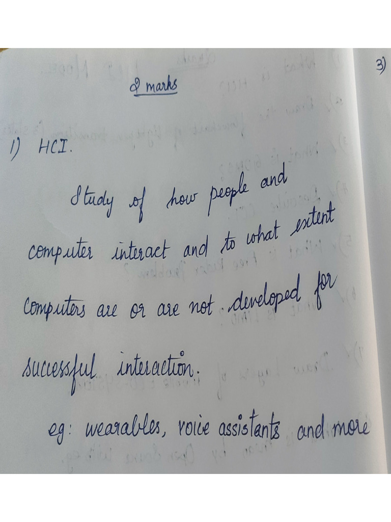 2 Marks Model Exam HCI | PDF