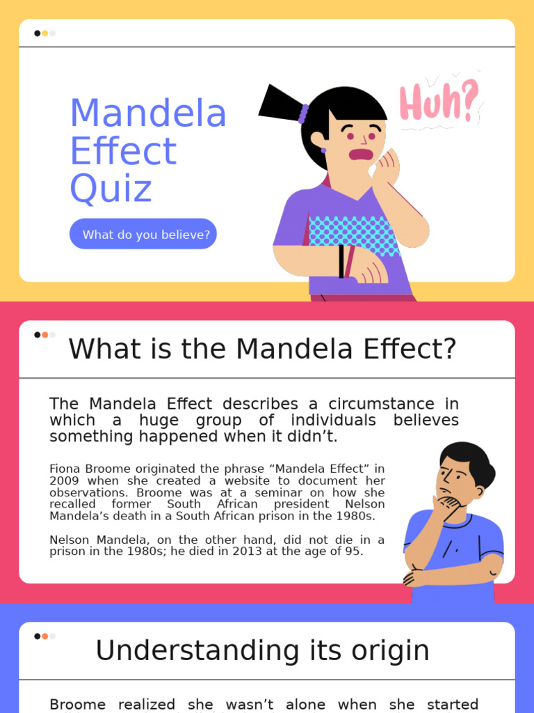 48 - Mandela Effect Quiz Game | PDF