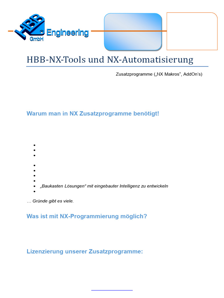 HBB NX-Tools 2019 | PDF