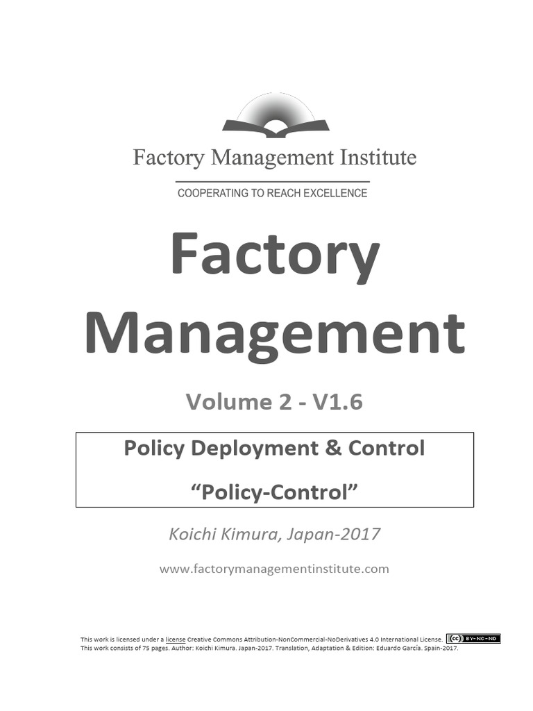Factory Management-2 Policy Control | PDF