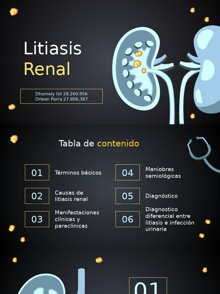 Renal Lithiasis Disease by Slidesgo | PDF