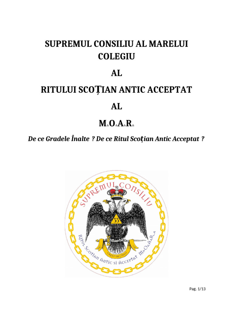 Despre Gradele Inalte | PDF